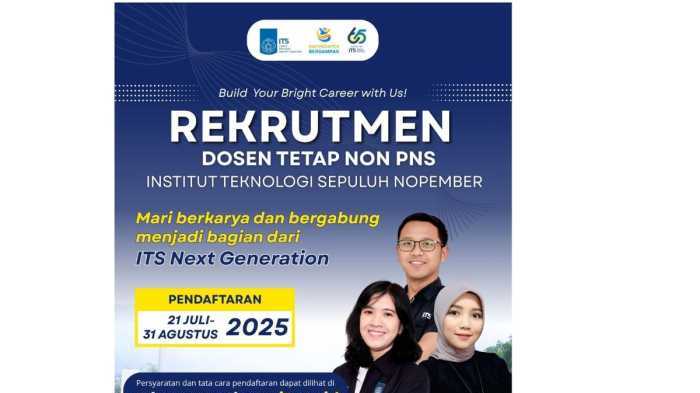 Lowongan Kerja Dosen Tetap, Terbuka Puluhan Posisi, Ini Syarat dan Cara ...